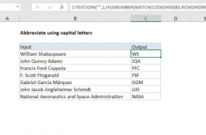 Get first word - Excel formula | Exceljet
